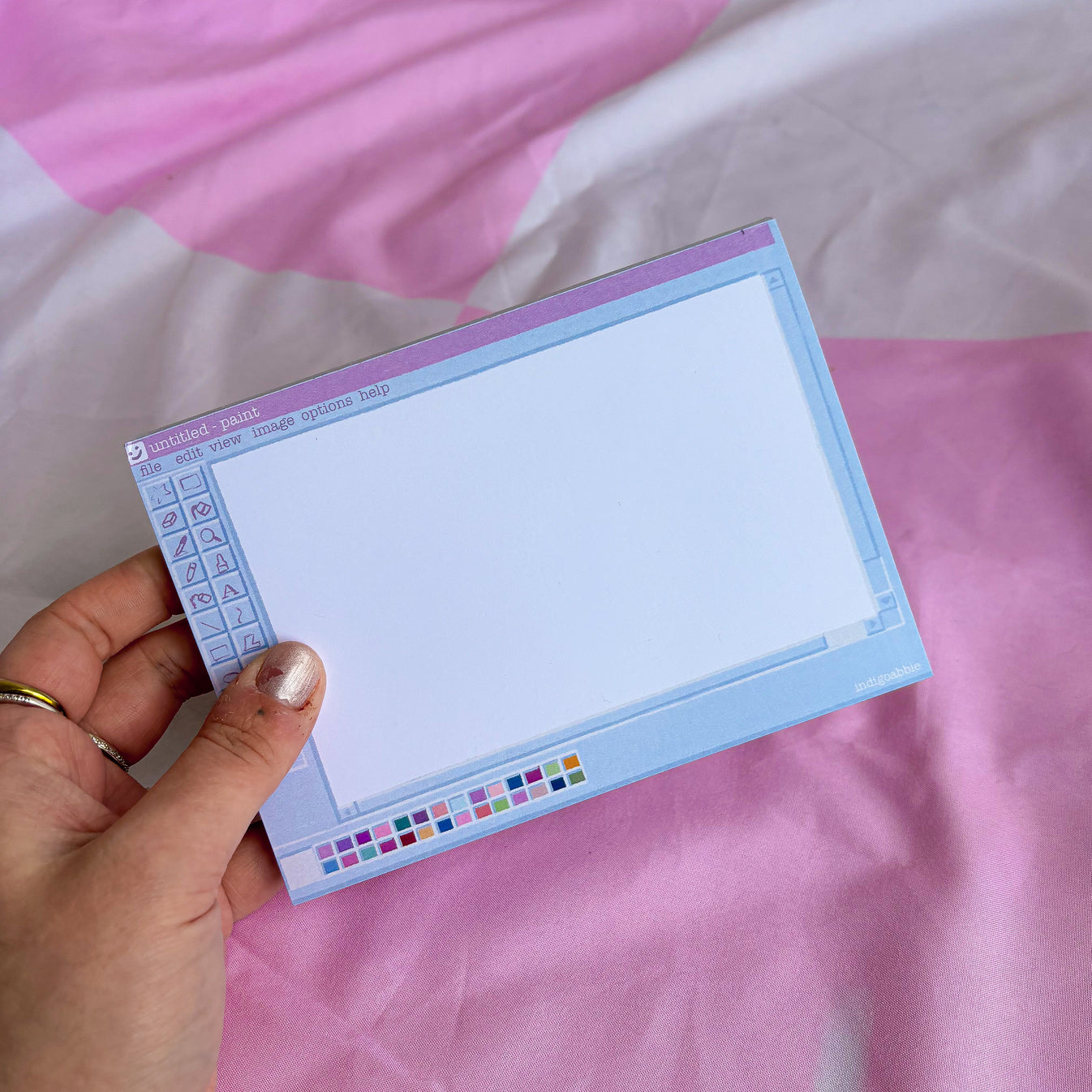 MS Paint Notepad – IndigoAbbie