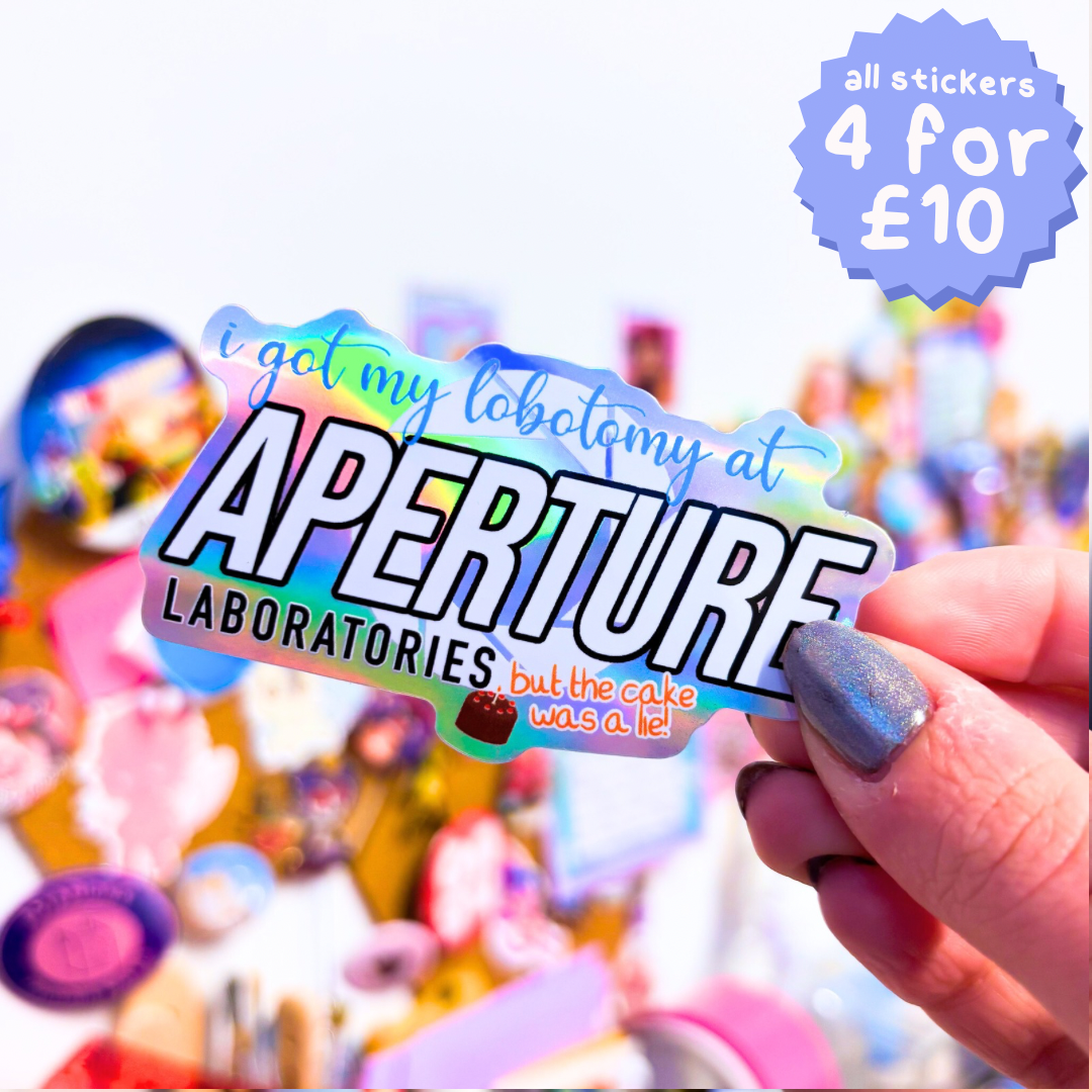 Aperture Labatories Sticker | Portal 2 Vinyl Sticker – IndigoAbbie